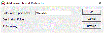 Wasatch Port Redirector: Basic Installation