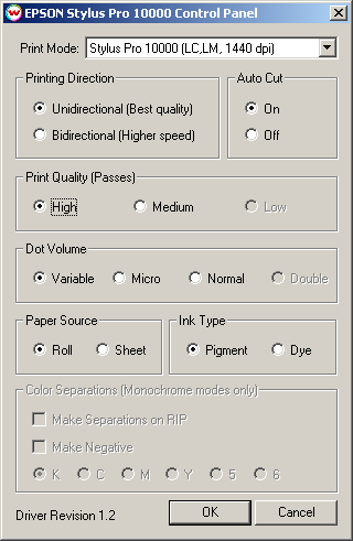 EPSON Stylus Pro 10000/10600