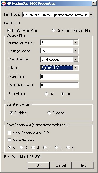 Hewlett-Packard DesignJet 5000/5500
